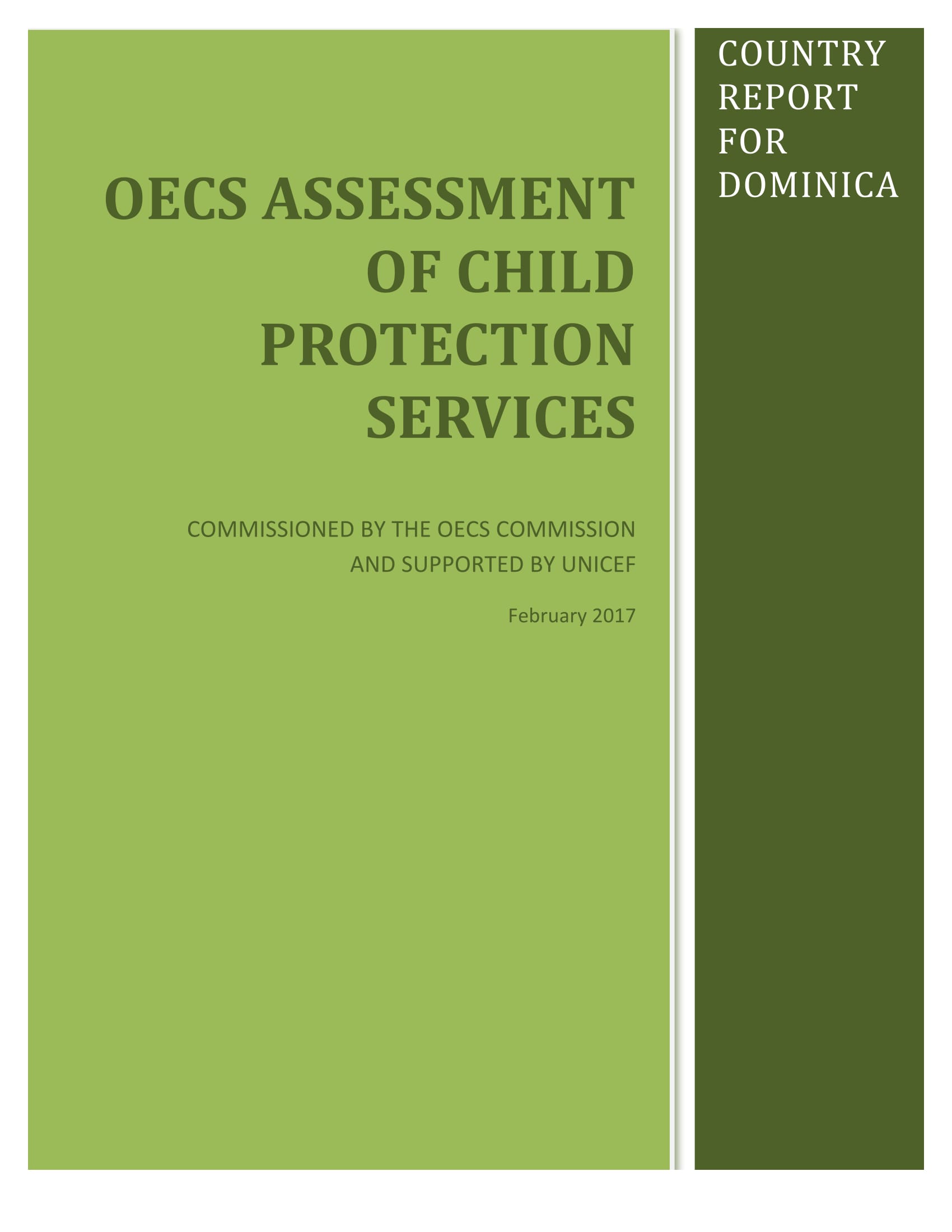 Dominica Country Report FINAL May 4th 2017