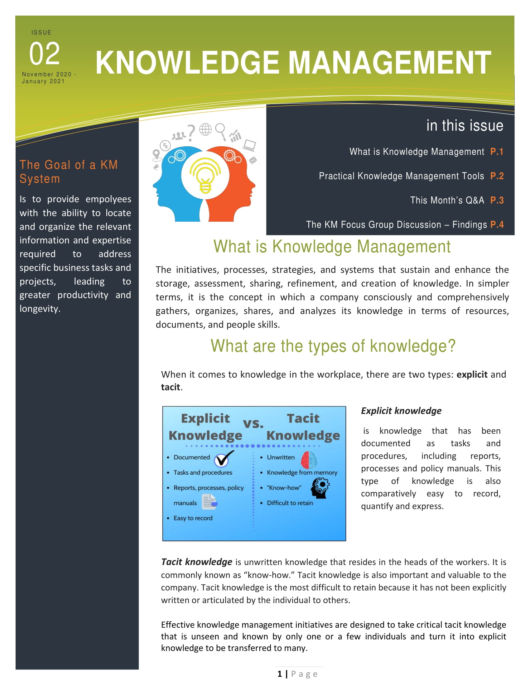 Knowledge Management Bulletin Issue 2