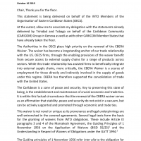 Saint Lucia - United States-Caribbean Basin Economic Recovery Act (CBERA)